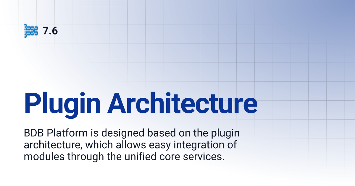 Plugin Architecture | 7.6