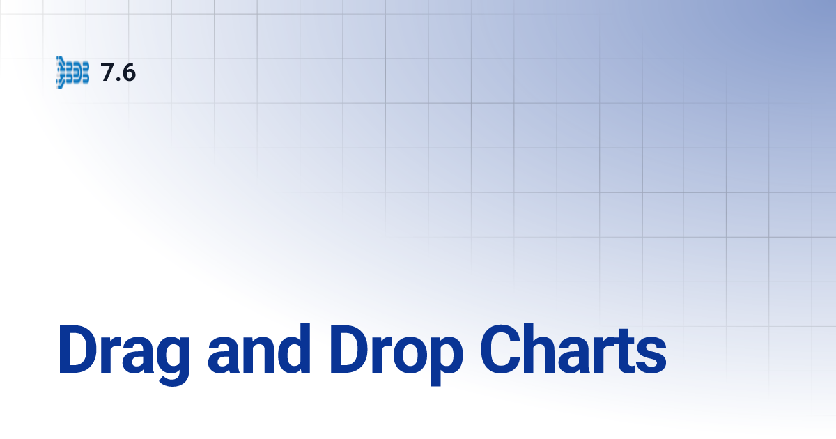 Drag and Drop Charts | 7.6