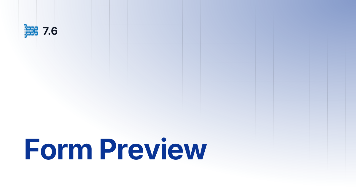 Form Preview | 7.6