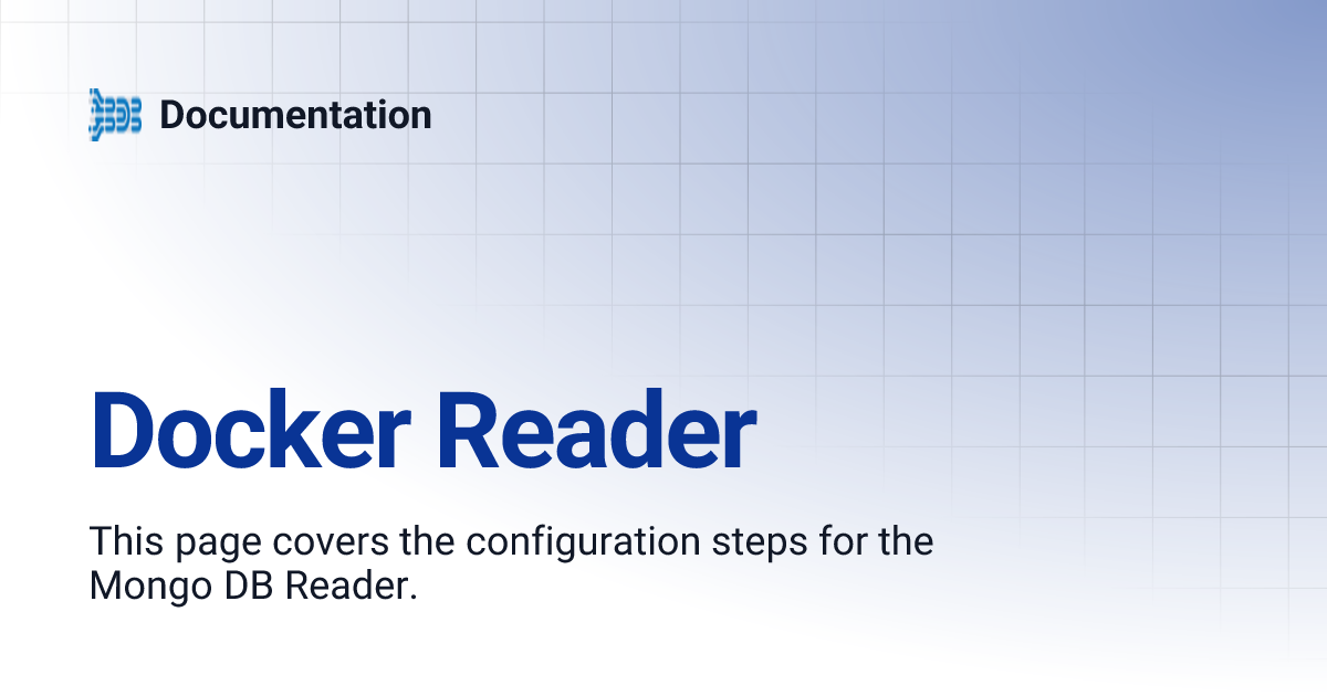 Docker Reader | Documentation