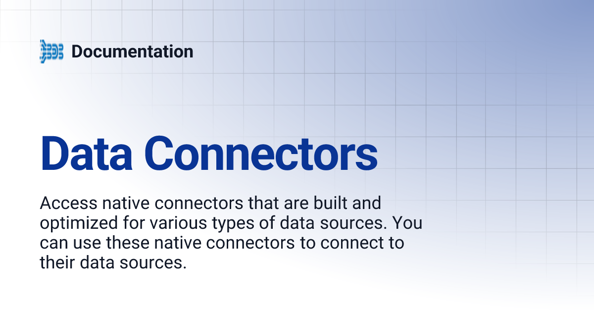 Data Connectors | Documentation