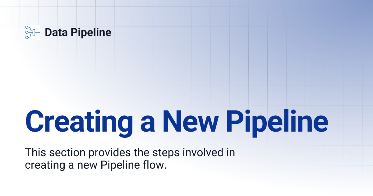 Creating a New Pipeline | Data Pipeline