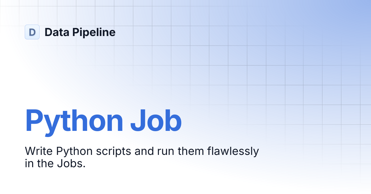 Python Job | Data Pipeline
