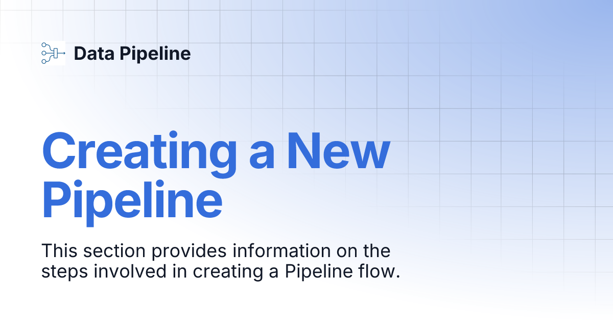 Creating a New Pipeline | Data Pipeline