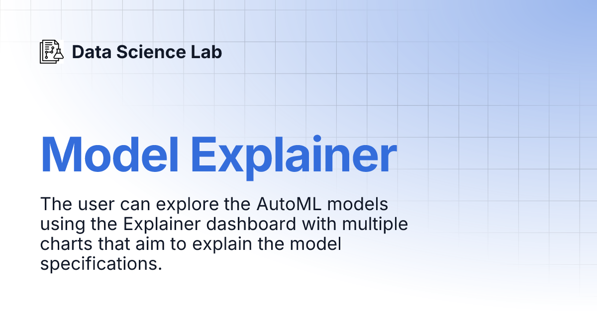 Model Explainer | Data Science Lab