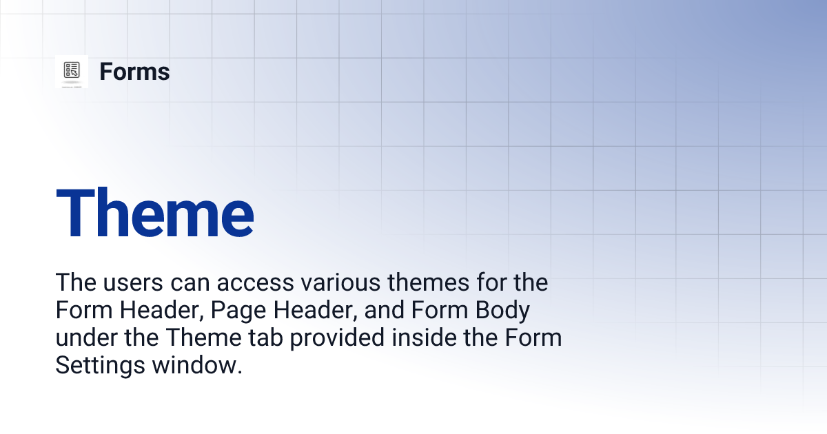 Theme | Forms