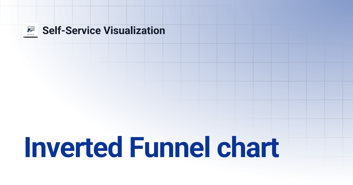 Inverted Funnel chart | Self-Service Visualization