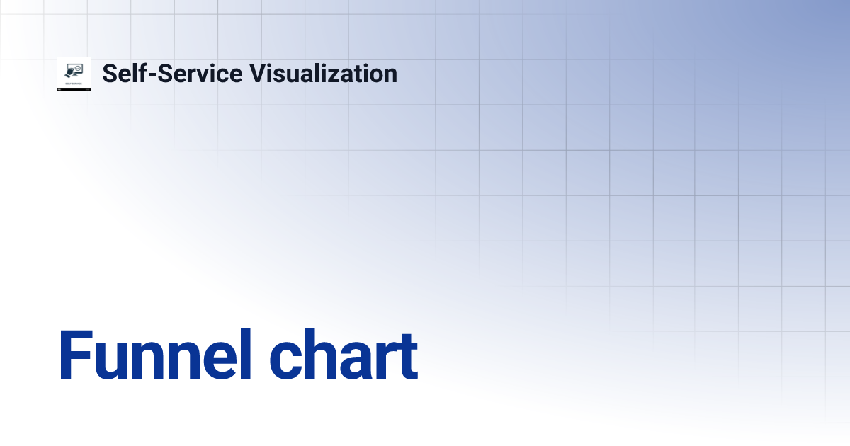 Funnel chart | Self-Service Visualization
