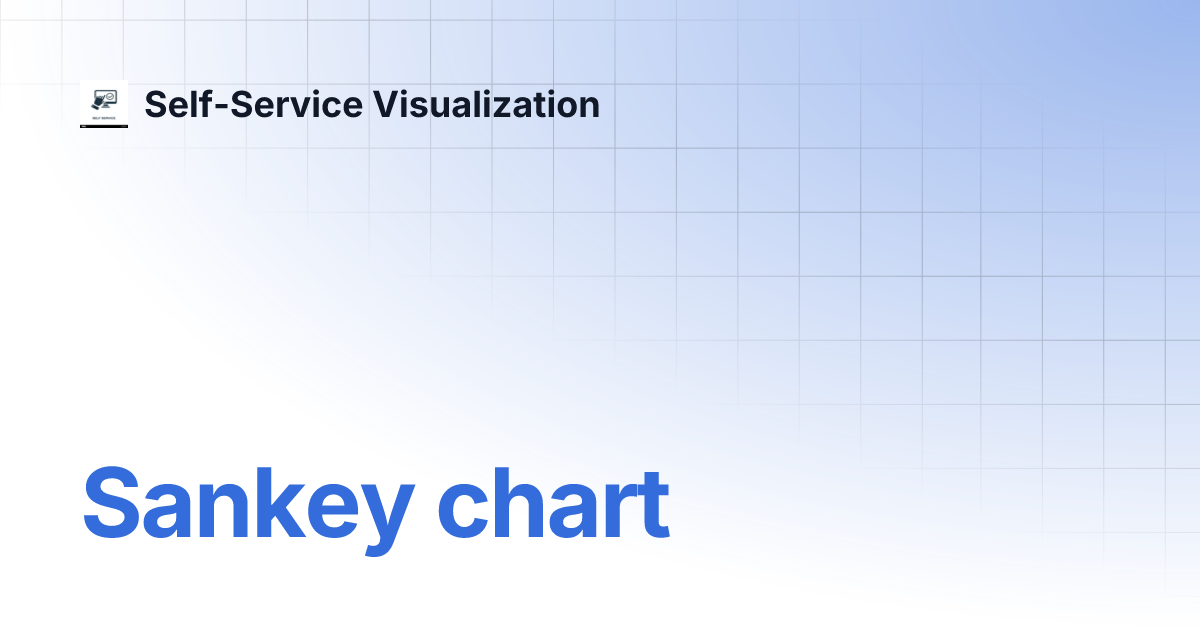 Sankey chart | Self-Service Visualization
