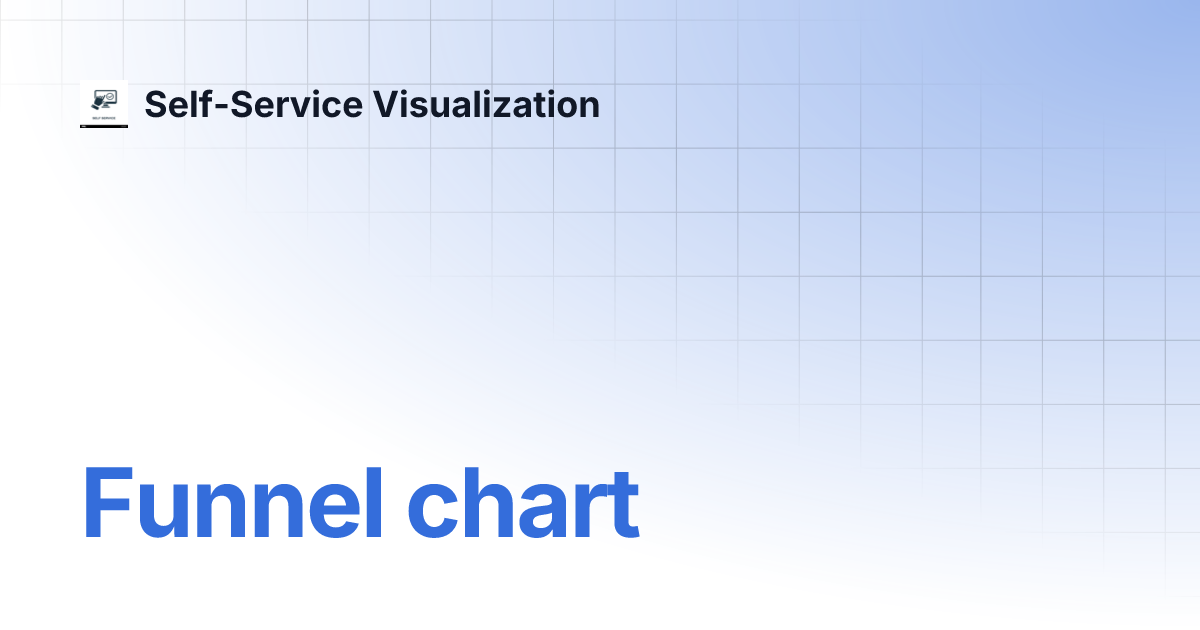 Funnel chart | Self-Service Visualization