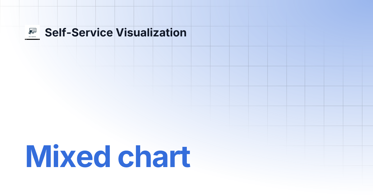 Mixed chart | Self-Service Visualization