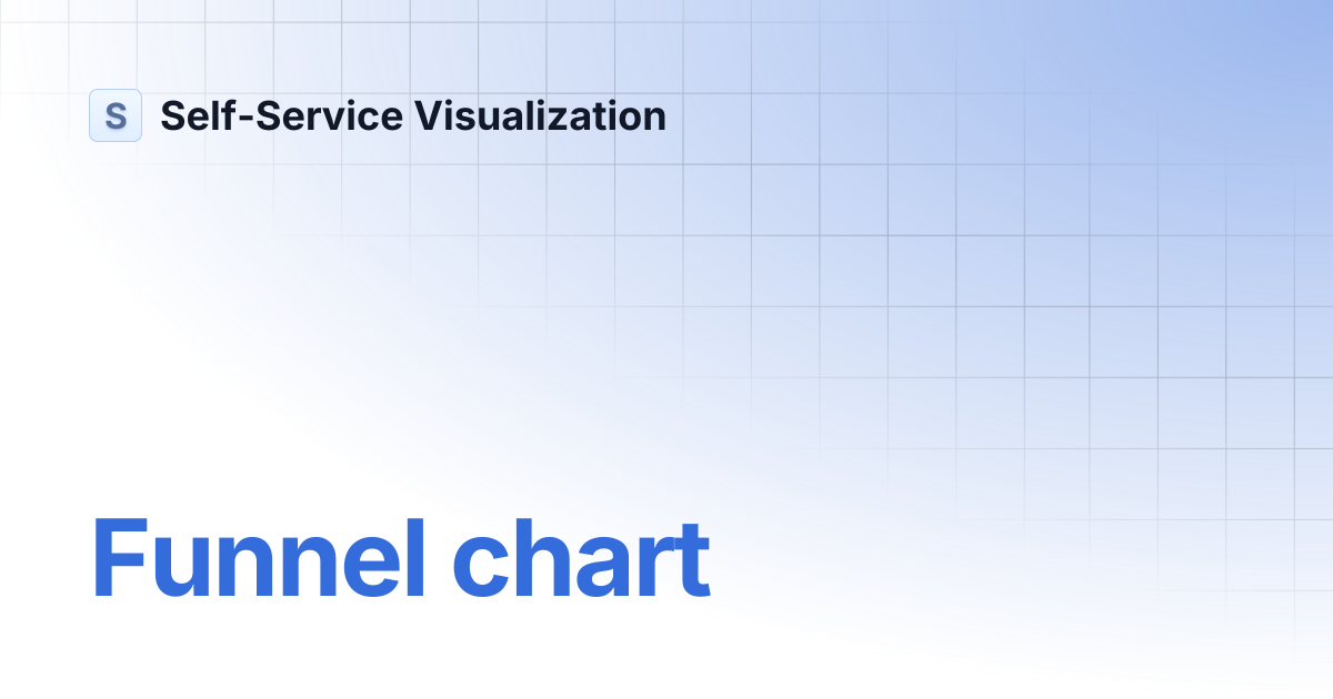 Funnel chart | Self-Service Visualization