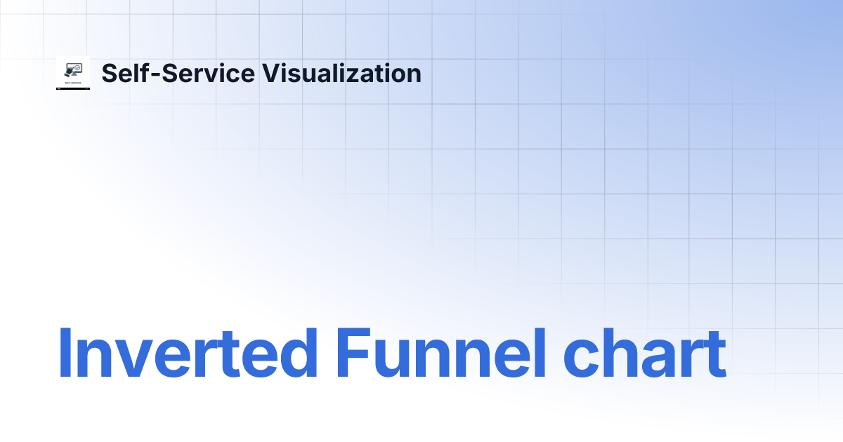 Inverted Funnel chart | Self-Service Visualization